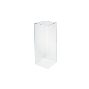 Clear Acrylic Plinth – Small – The Hourglass House